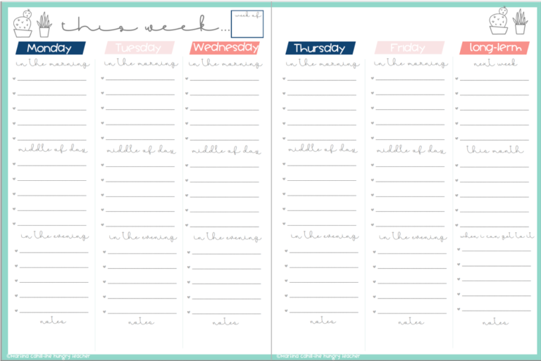 Classroom Organization in the Middle School | Part 1 - The Hungry Teacher
