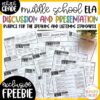 The Socratic Seminar for Students Discussions in Middle School and ...