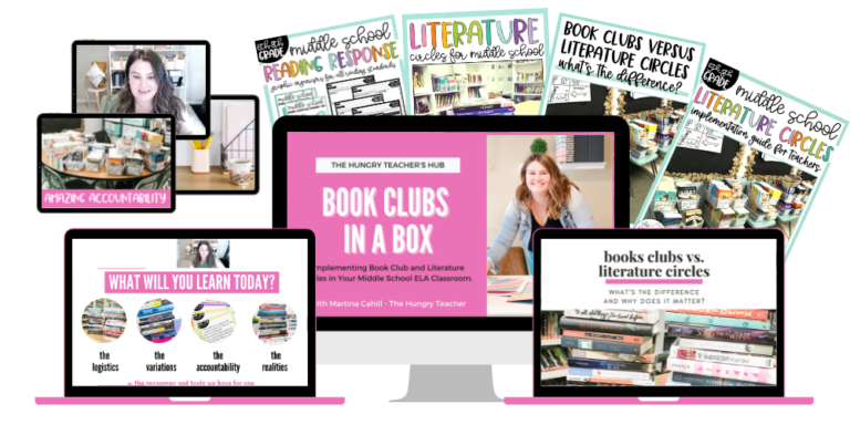Book Clubs in the Middle School ELA Classroom - The Hungry Teacher