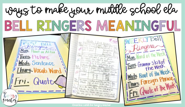 ELA Bell Ringers Archives - The Hungry Teacher