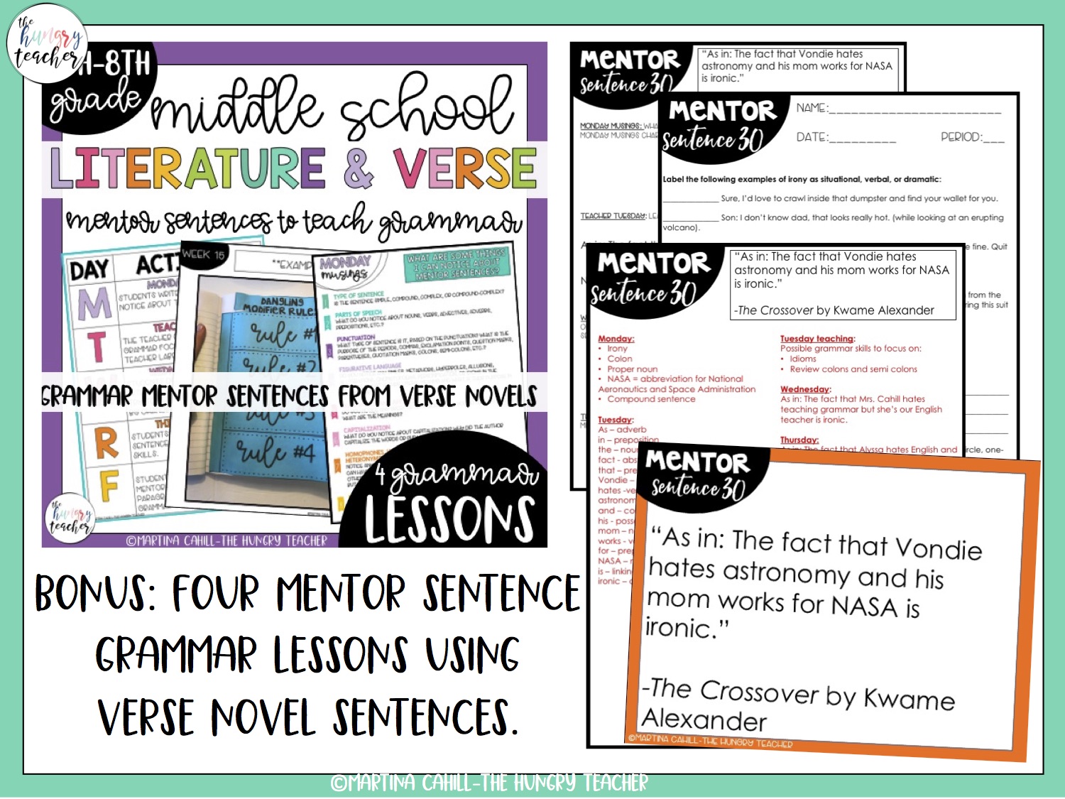 Use Poetry and Verse Novels in Middle School - The Hungry Teacher