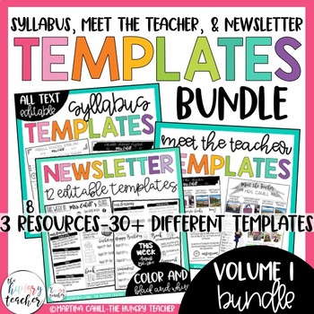 Back to School Resources: Syllabi Templates Archives - The Hungry Teacher