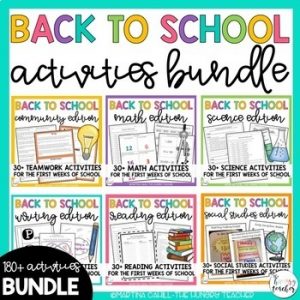 Back to School Community, Team building, Get to Know You, Icebreaker ...