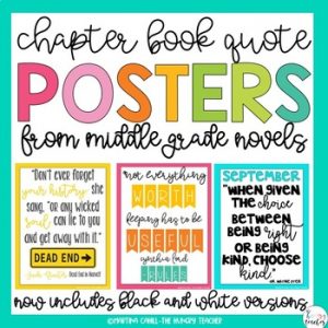 Classroom Decorations: Inspirational Character Quote Posters Bundle ...