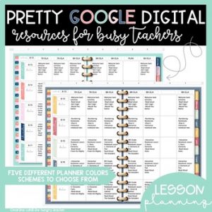 Digital Google Weekly Checklists Daily Checklists Monthly Calendars ...