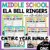 ELA Bell Ringers Middle School BIG Bundle- Grammar, Inferences, Roots ...