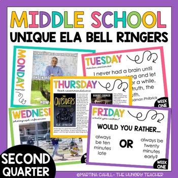 Middle School ELA Bell Ringers Archives - The Hungry Teacher