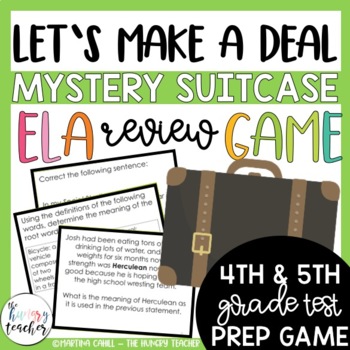 ELA Review Game for ELA Test Prep {4th and 5th Grade CCSS Test Prep ...