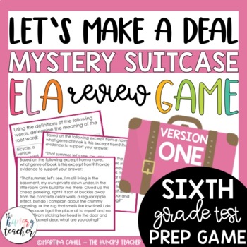 ELA Review Game for 6th Grade ELA Test Prep Common Core Aligned - The ...