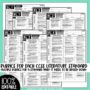 Eighth Grade Literature Reading Response Rubrics Editable and Digital ...