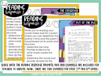 Elements of Poetry Unit Interactive Notebook Activities | Verse Novel ...