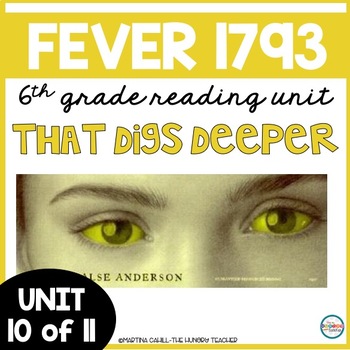 Fever 1793 by Laurie Halse Anderson-Sixth Grade Reading Unit - The ...