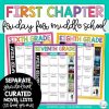 First Chapter Friday Middle School Book Recommendations Resources 6th ...
