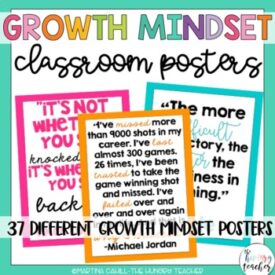Growth Mindset Posters Growth Mindset Quote Posters - The Hungry Teacher