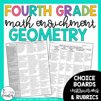 Math Enrichment Boards for Fourth Grade {All Standards} - The Hungry ...