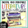 Middle School Literature Circles and Book Clubs Forms and Roles - The ...