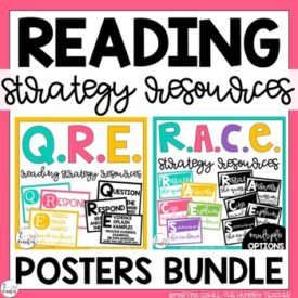 Race Reading Strategy and QRE Reading Strategy Resources Bundle - The ...