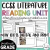 DIGITAL ONLY Reading Literature Unit for 4th 5th and 6th Grade Distance ...