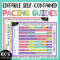 Self-Contained Editable Pacing Guide Curriculum Map for Long Term ...