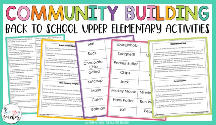 Back to School in Middle School ELA classrooms - The Hungry Teacher