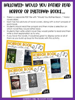 Digital Halloween Middle School ELA Rhetoric | Figurative Language ...