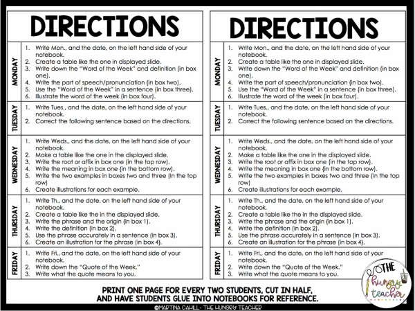 Bell Ringers as a Classroom Management Tool in Middle School ELA - The ...