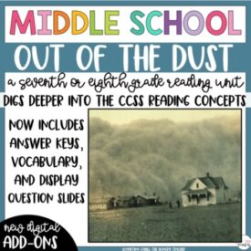 Poetry Verse Reading Unit with the The Crossover and Out of the Dust in ...