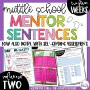 Middle School Mentor Sentences to Teach Grammar | Volume Two | - The ...