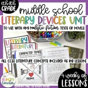 Middle School Realistic Fiction Unit with Freak the Mighty Outsiders ...