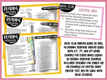 Nonfiction Reading Interactive Notebook Activities | Nonfiction ...