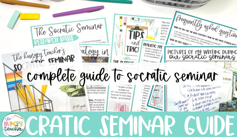 Socratic Seminar: The Guide to Getting Started - The Hungry Teacher