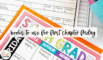 Ideas for Middle School First Chapter Fridays - The Hungry Teacher