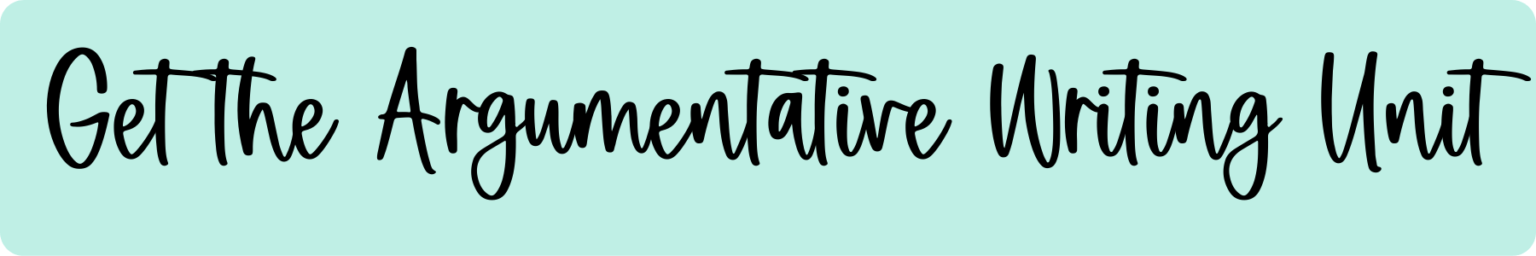 Teaching Argumentative Writing in Middle School ELA: Part One - The ...