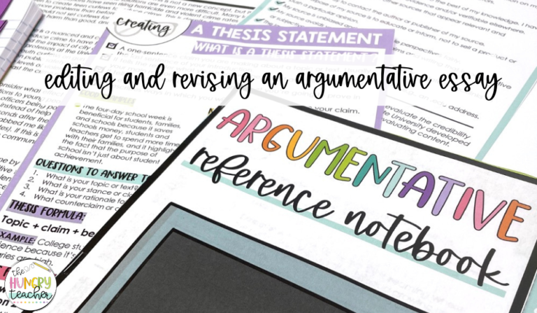 Teaching Argumentative Writing in Middle School ELA: Part Two - The ...