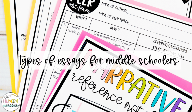 3 Types of Essays Your Middle Schoolers Need to Practice - The Hungry ...