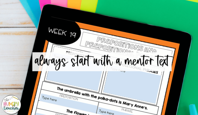 Mentor Texts: When and How To Use Them in Your ELA Lessons - The Hungry ...