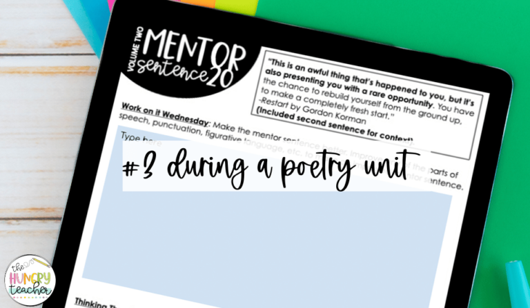 Mentor Texts: When and How To Use Them in Your ELA Lessons - The Hungry ...