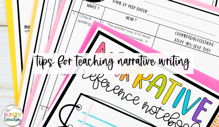Short Story Mentor Texts to Teach Narrative Writing Elements - The ...