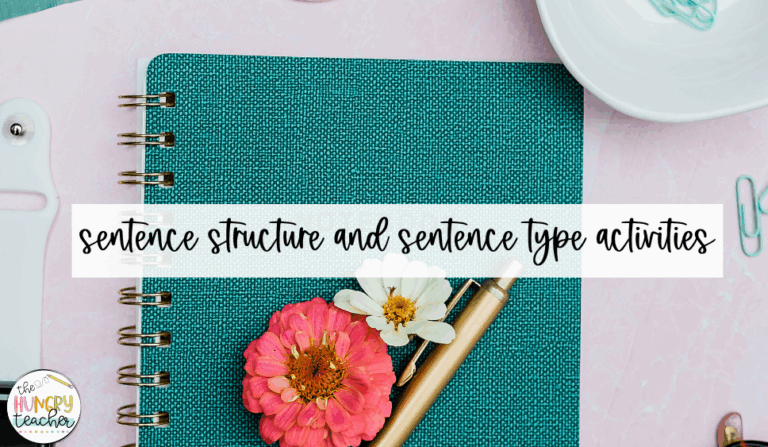 5 Sentence Structure & Sentence Types Activities - The Hungry Teacher