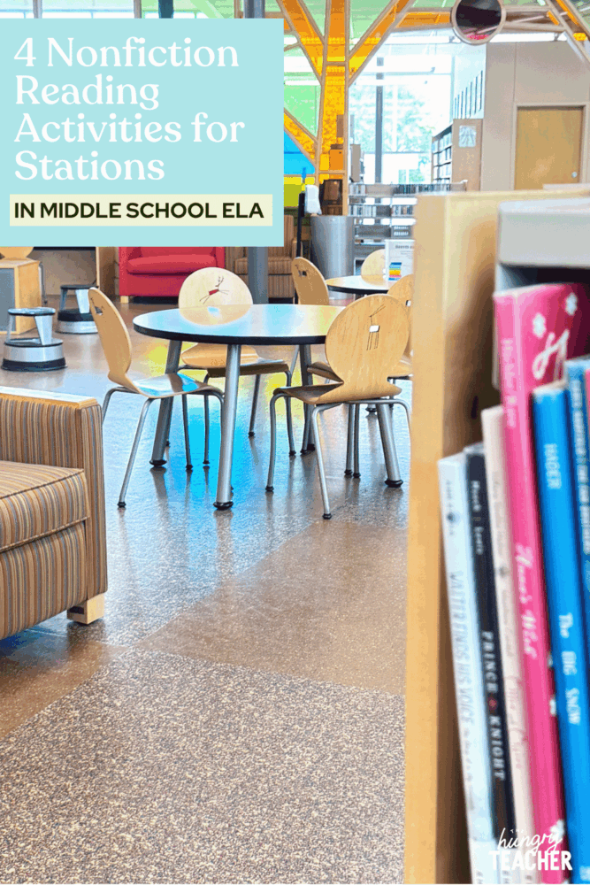 4 Nonfiction Reading Activities for Stations - The Hungry Teacher