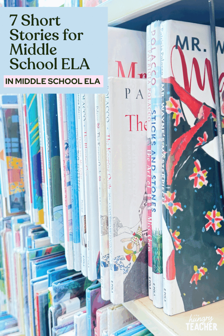 7 Short Stories for Middle School ELA - The Hungry Teacher