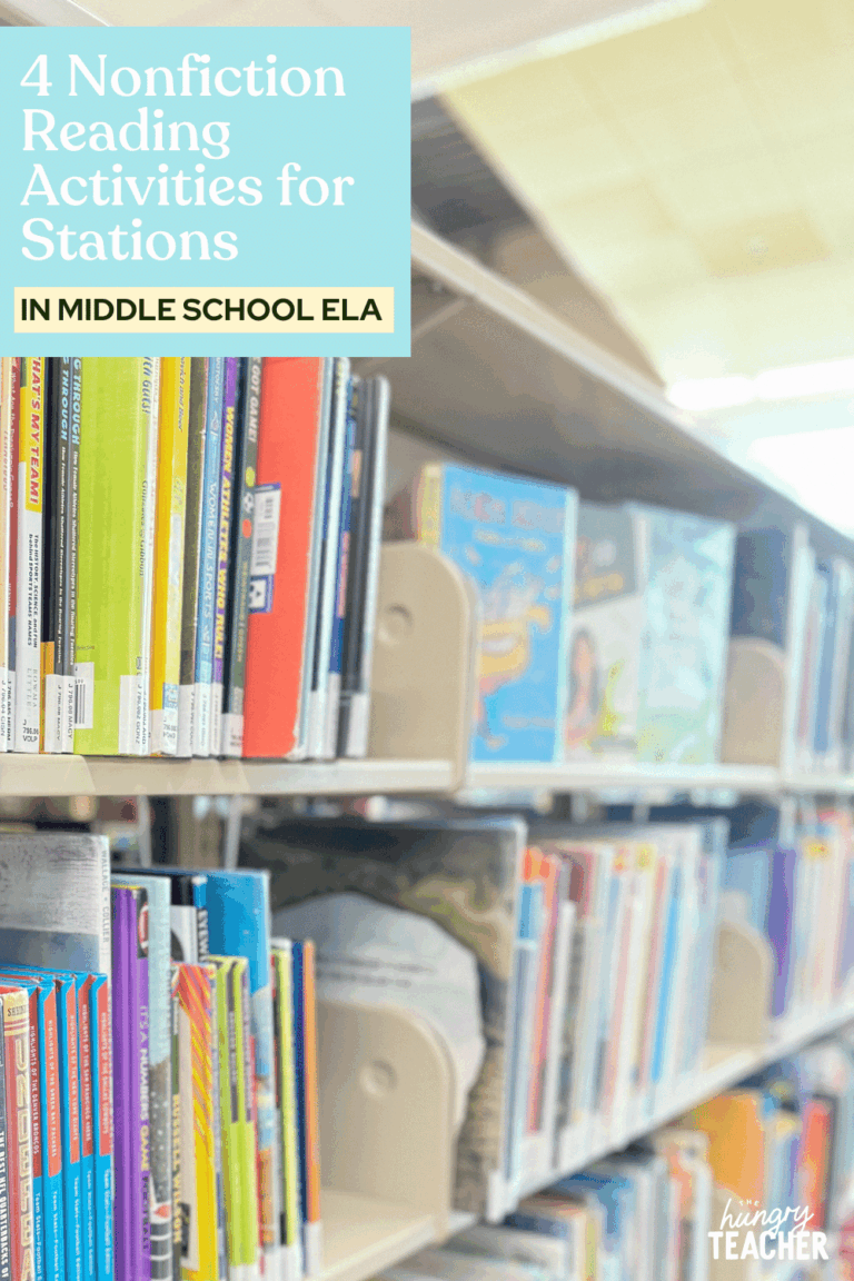 4 Nonfiction Reading Activities for Stations - The Hungry Teacher