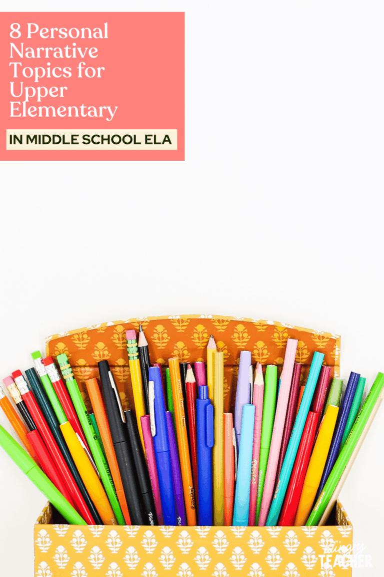8 Personal Narrative Topics for Upper Elementary - The Hungry Teacher