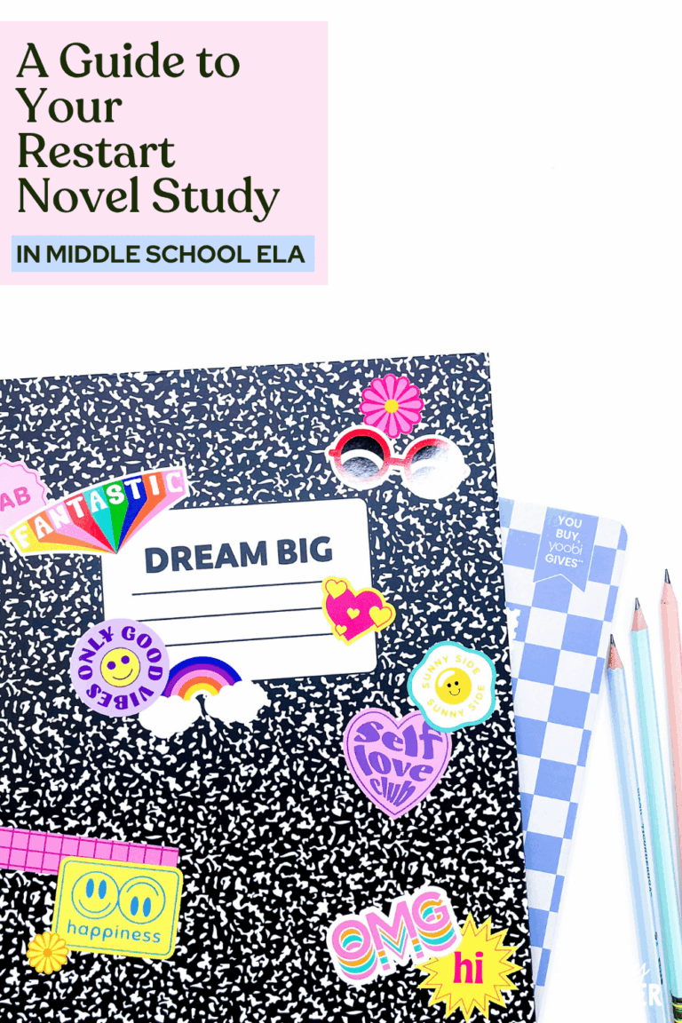 A Guide to Your Restart Novel Study - The Hungry Teacher
