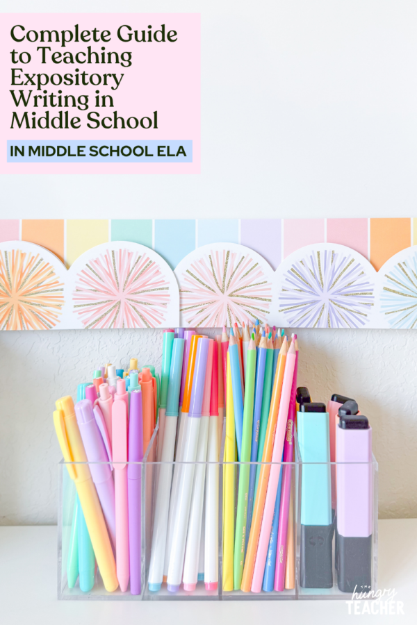 Complete Guide to Teaching Expository Writing in Middle School - The ...
